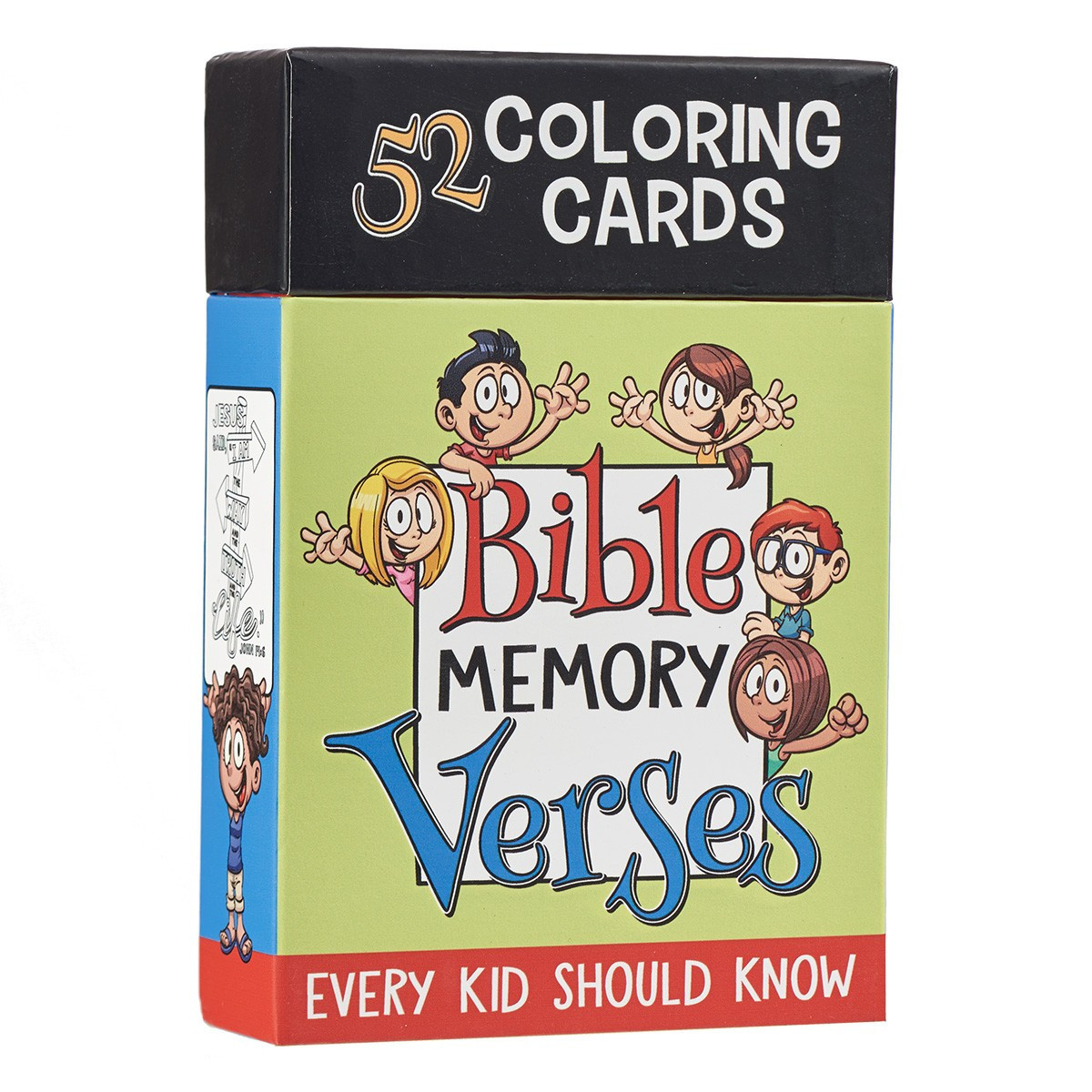 52 Bible Memory Verses Every Kid Should Know Coloring Cards for Kids ...