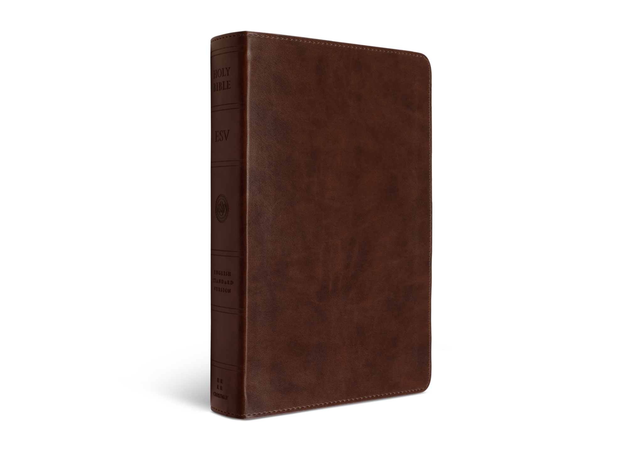 ESV Large Print Personal Size Bible, Red Letter - TruTone, Chestnut ...