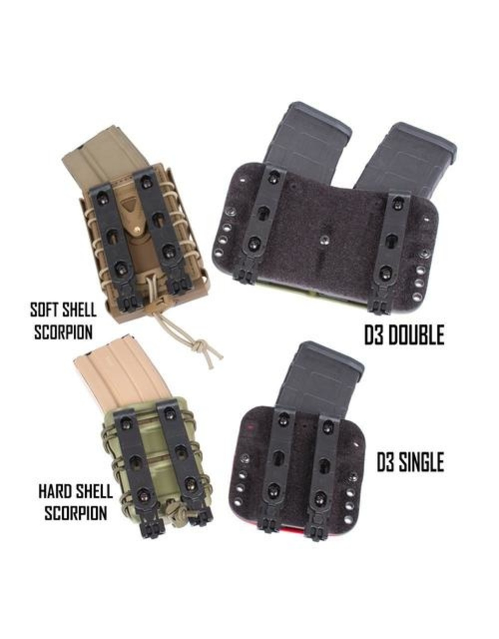 G-CODE R1 MOLLE CLIPS (PAIR) - SDTAC