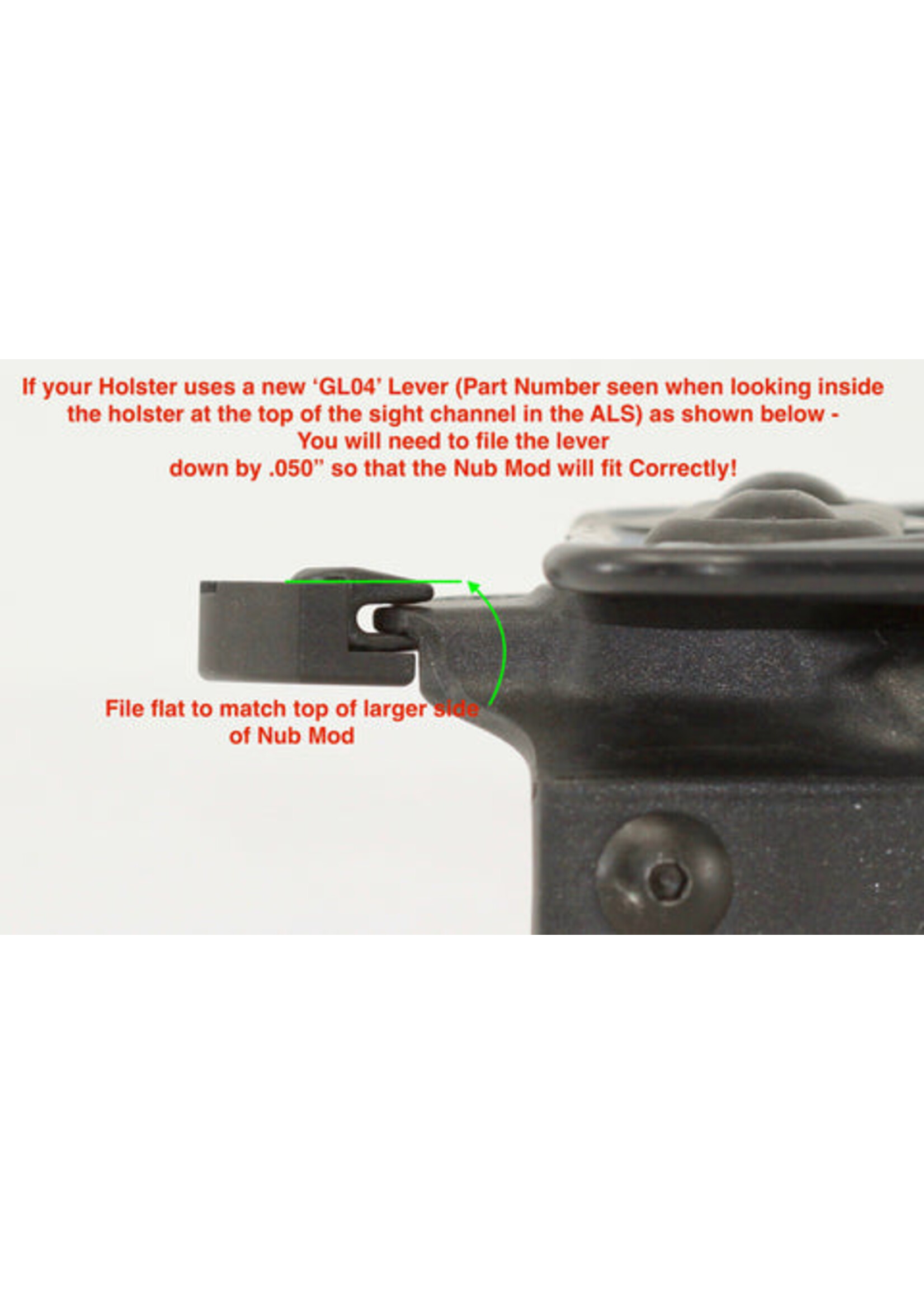 OT DEFENSE SLS NUB MOD BLACK - SDTAC