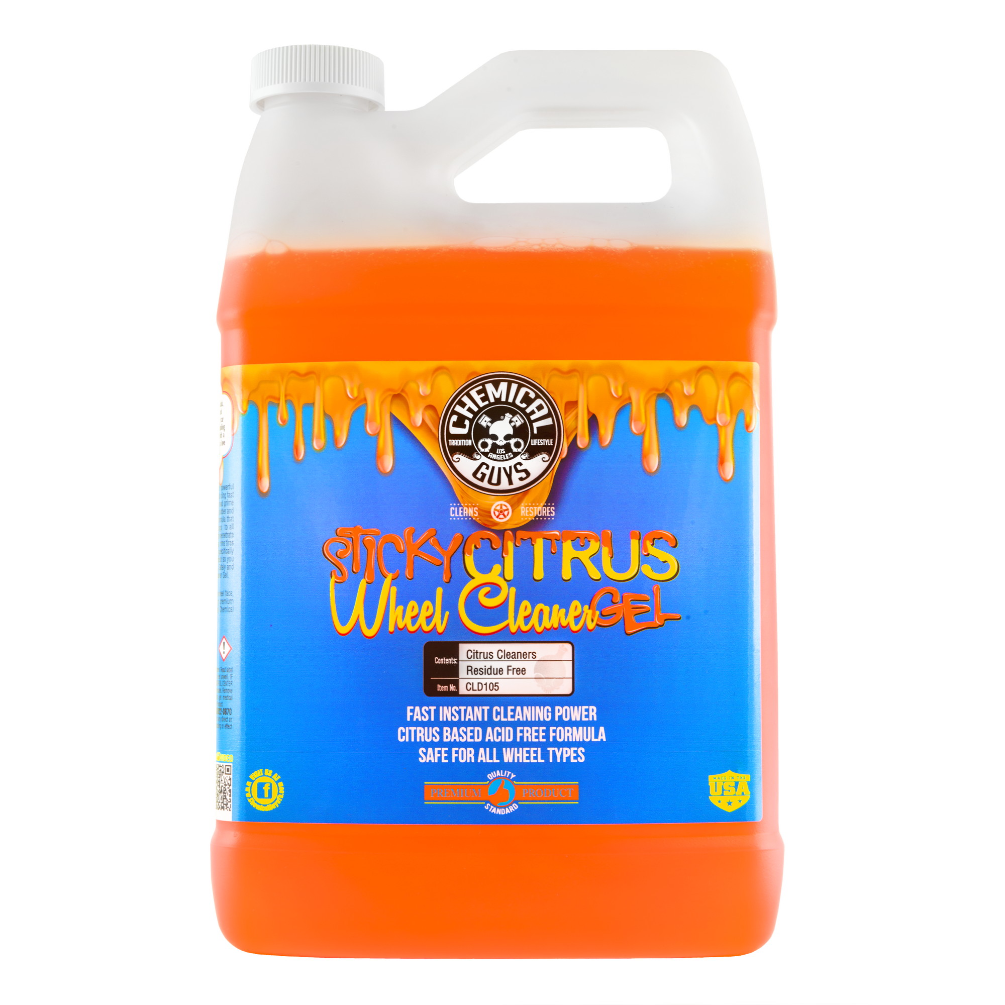 Chemical Guys CLD105 - Sticky Gel Citrus Wheel Cleaner (1 Gal) - Detail ...