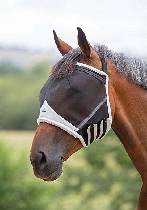 Fine Mesh Earless Fly Mask - San Diego Saddlery