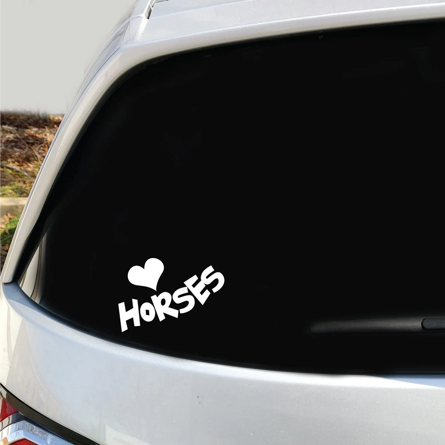 Vinyl Decal Heart - San Diego Saddlery