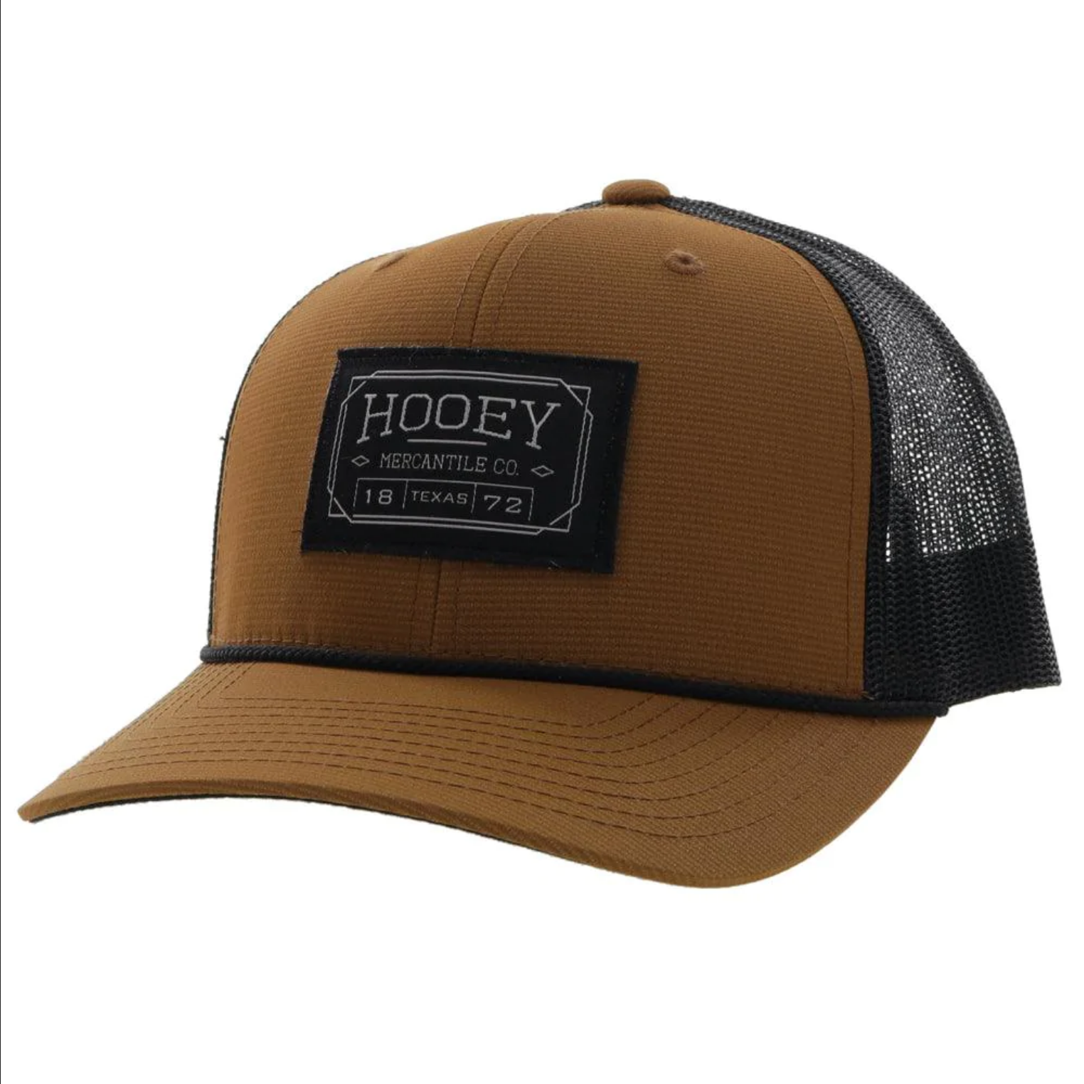 Hat Doc Tan/Black Snapback - San Diego Saddlery