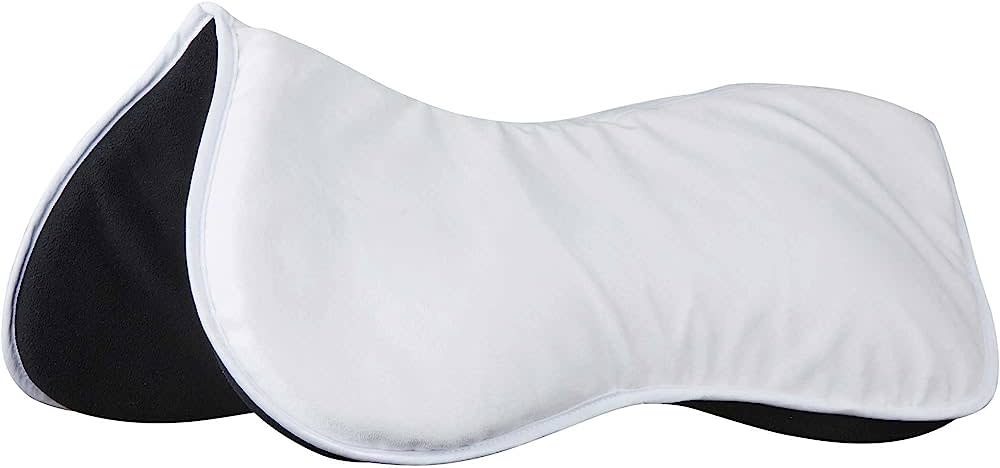 Memory Foam Shimmable Half Pad White Full - San Diego Saddlery