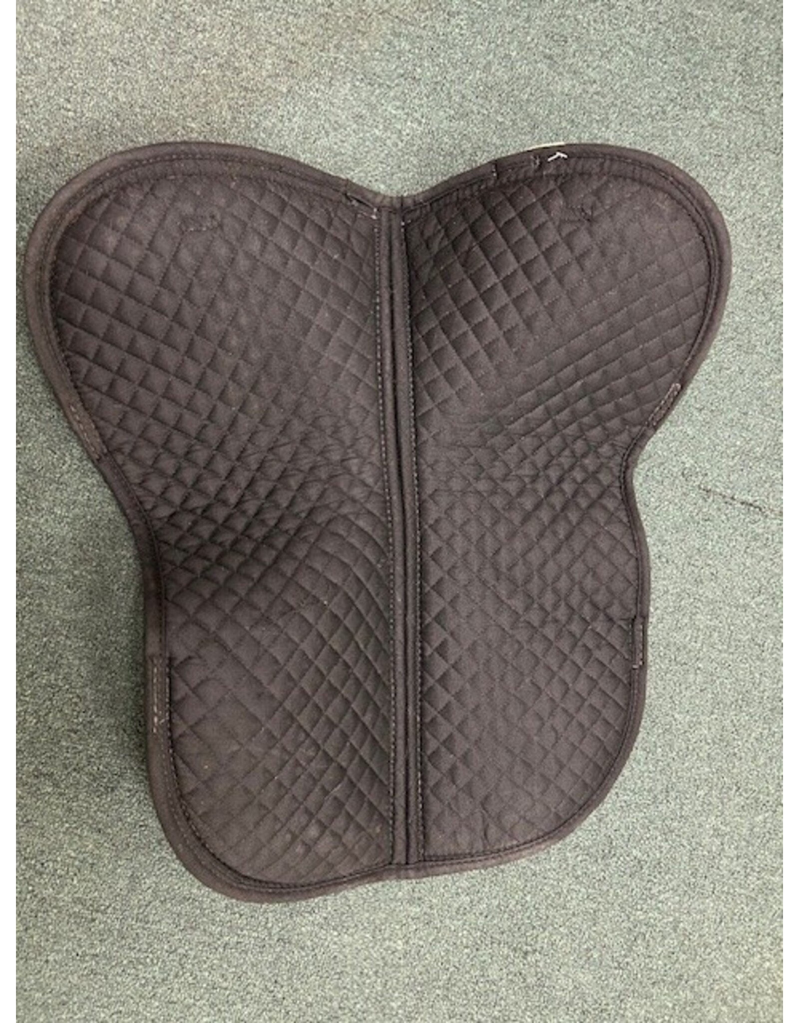 Thinline Trifecta Cotton Half Pad Black Medium - San Diego Saddlery