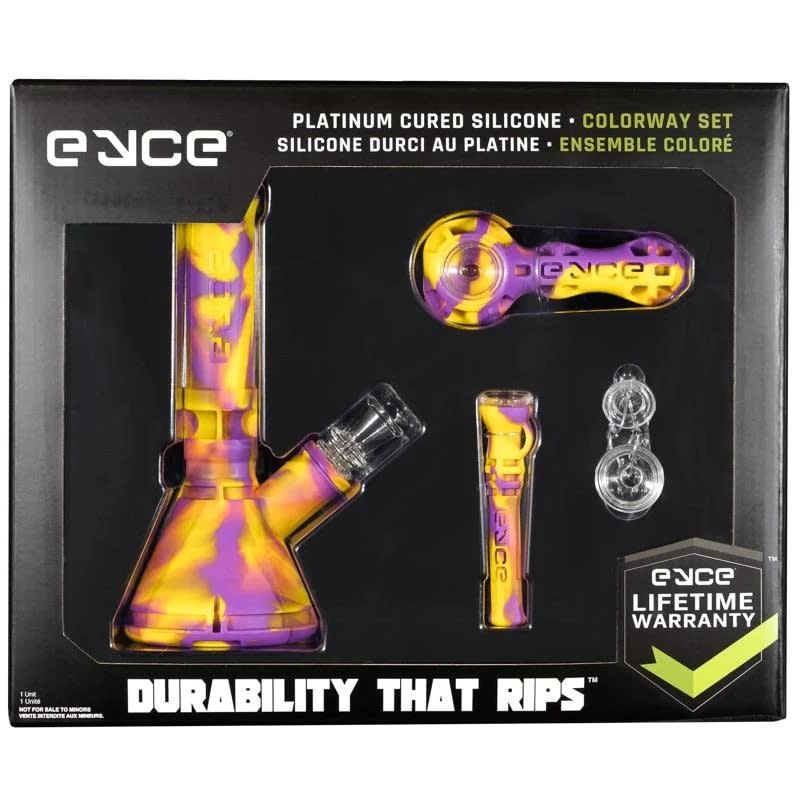 Eyce Box Set Beaker Spoon Shorty LA - Borosyndicate