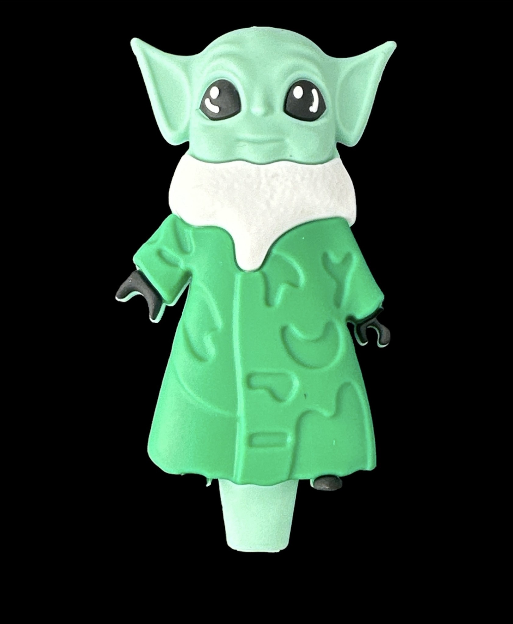 Silicone Baby Yoda Hand Pipe - Borosyndicate