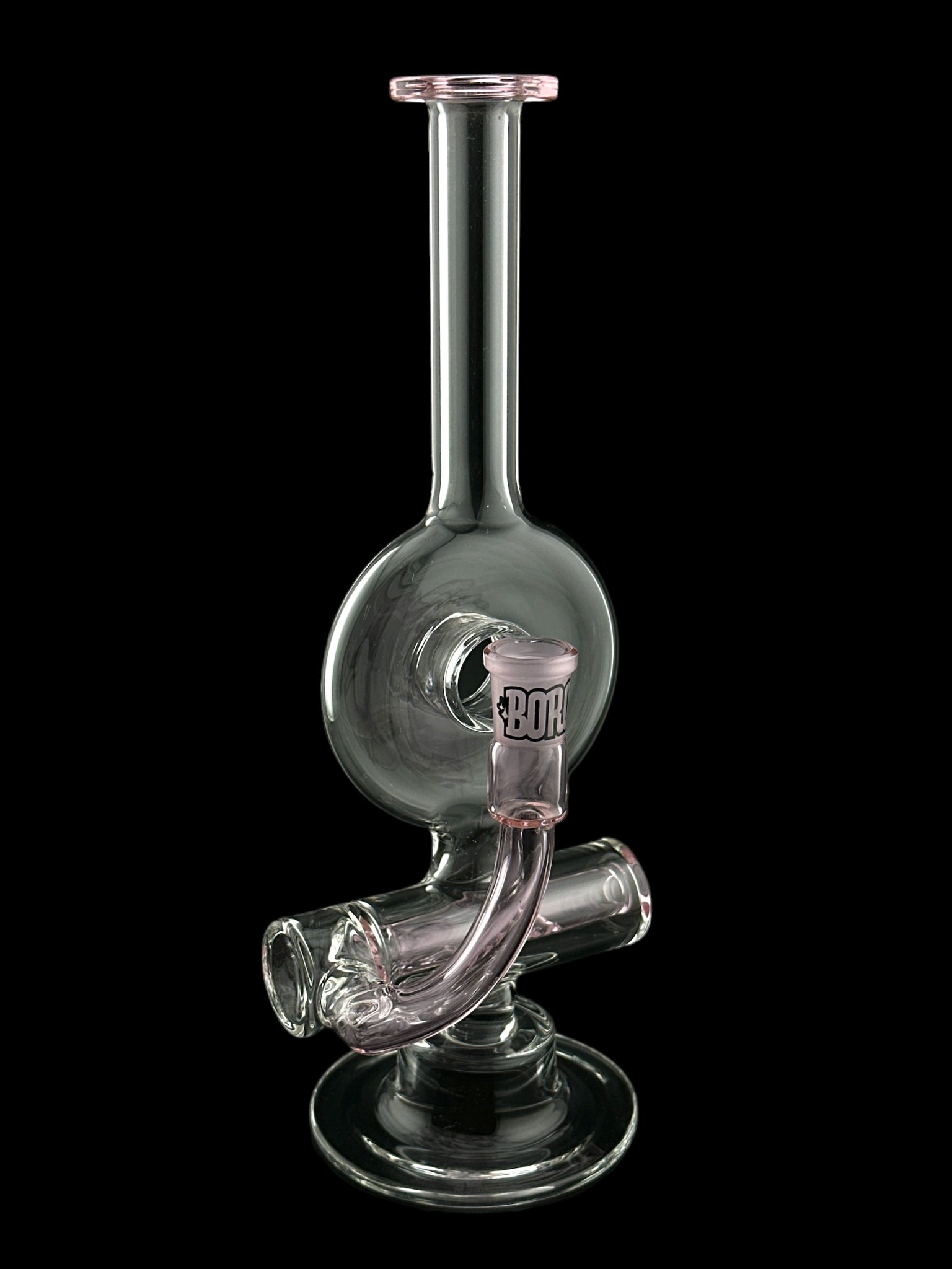 Boro InLine Donut Rig Pink - Borosyndicate