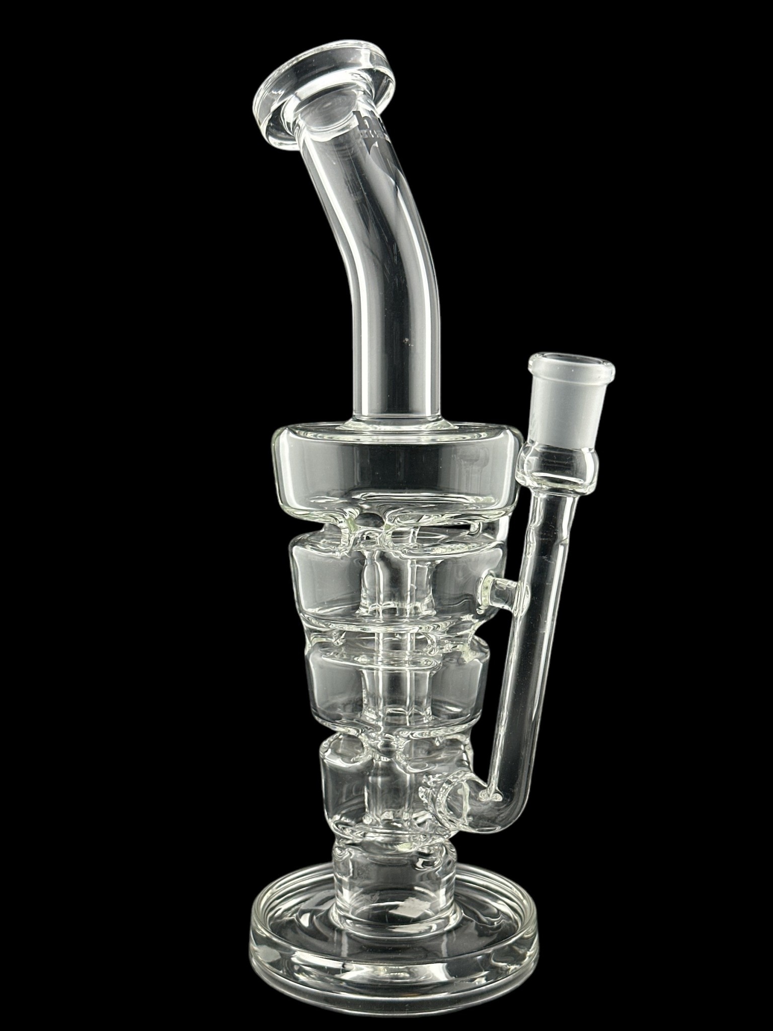 Hitman Glass Cone Stack Recycler Rig - Borosyndicate