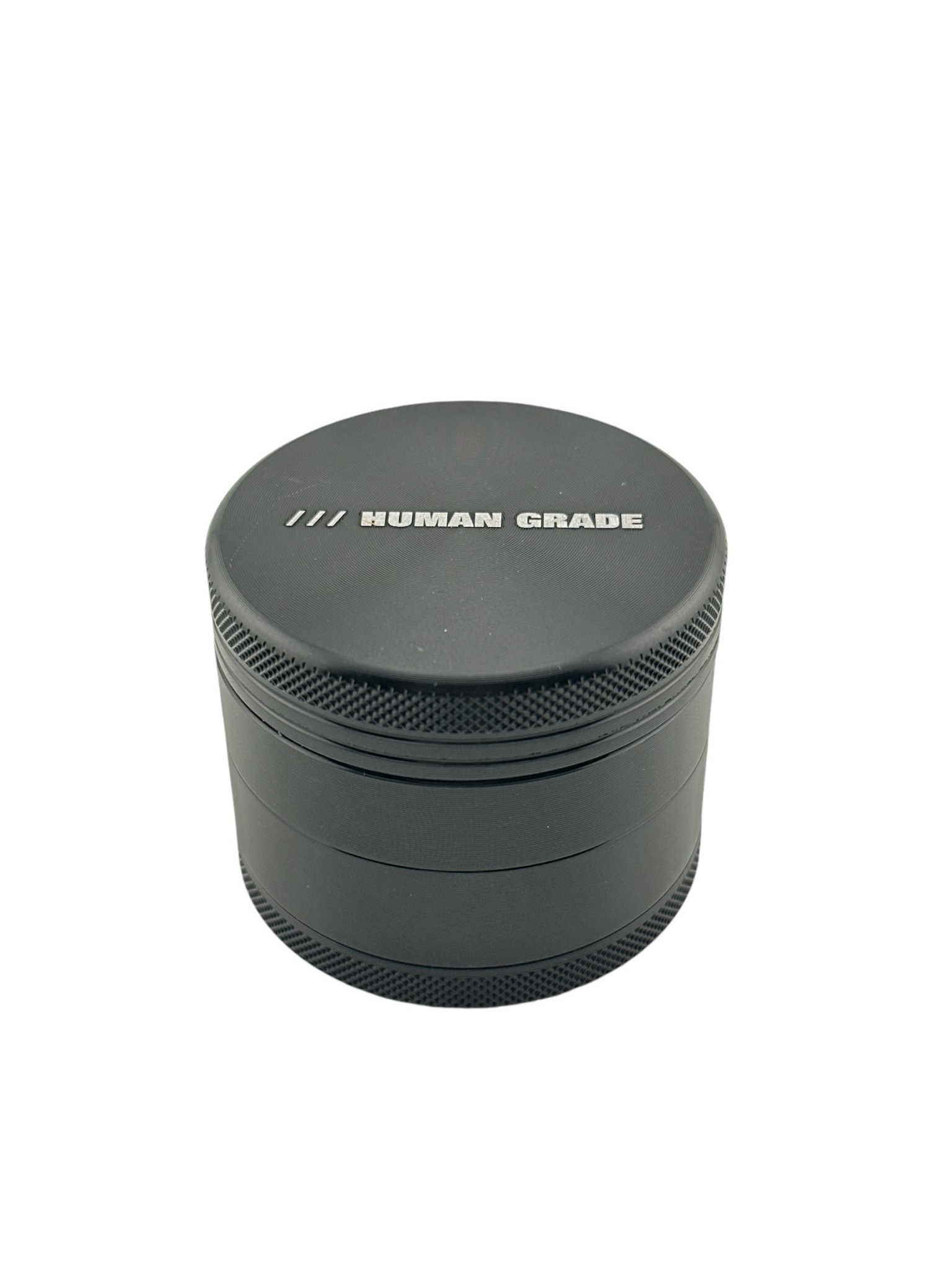 Human Grade 1A 2" Black 4 Piece Grinder - Borosyndicate