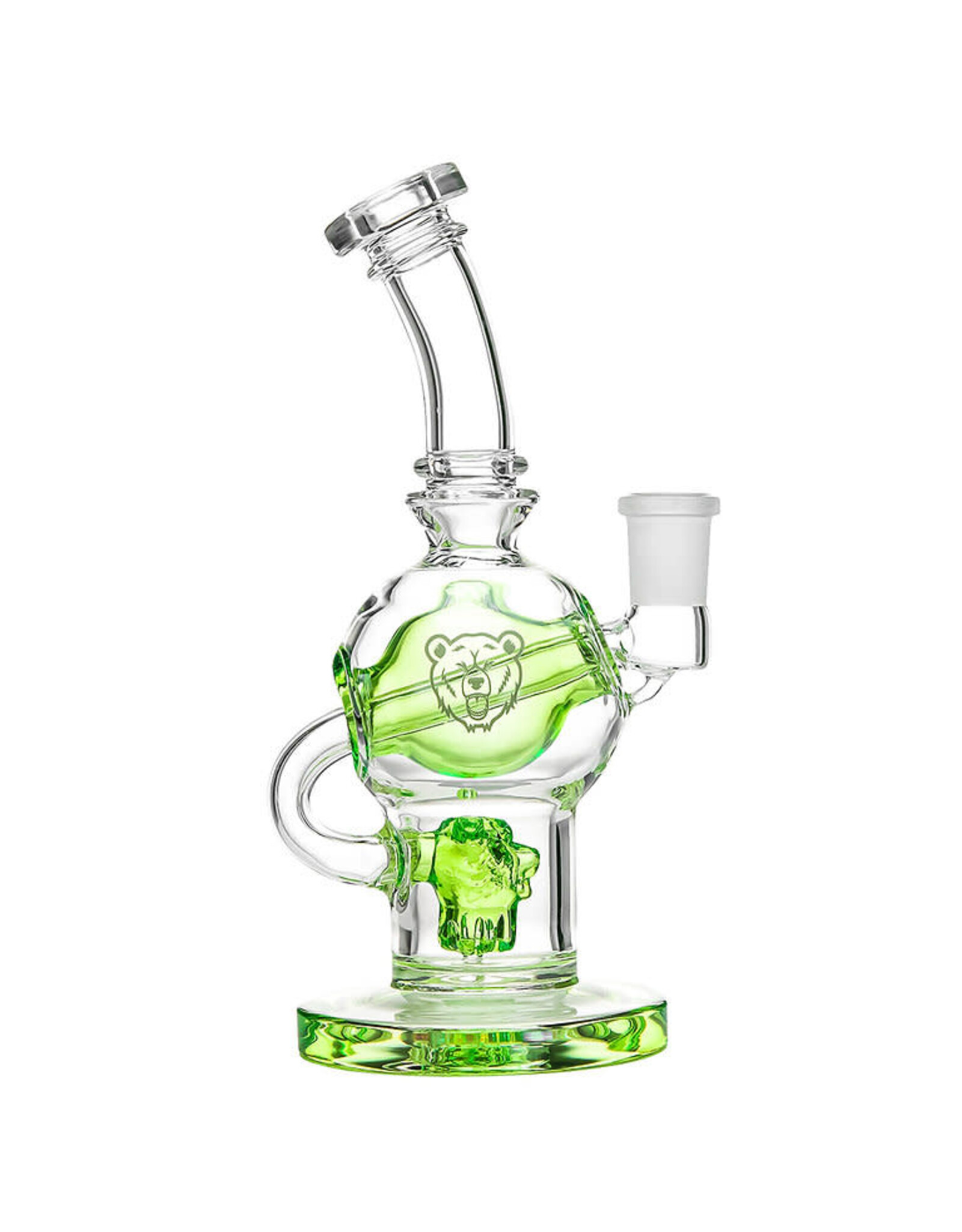 Bear Quartz Sphere Rig With Banger And Spinner Cap - Borosyndicate