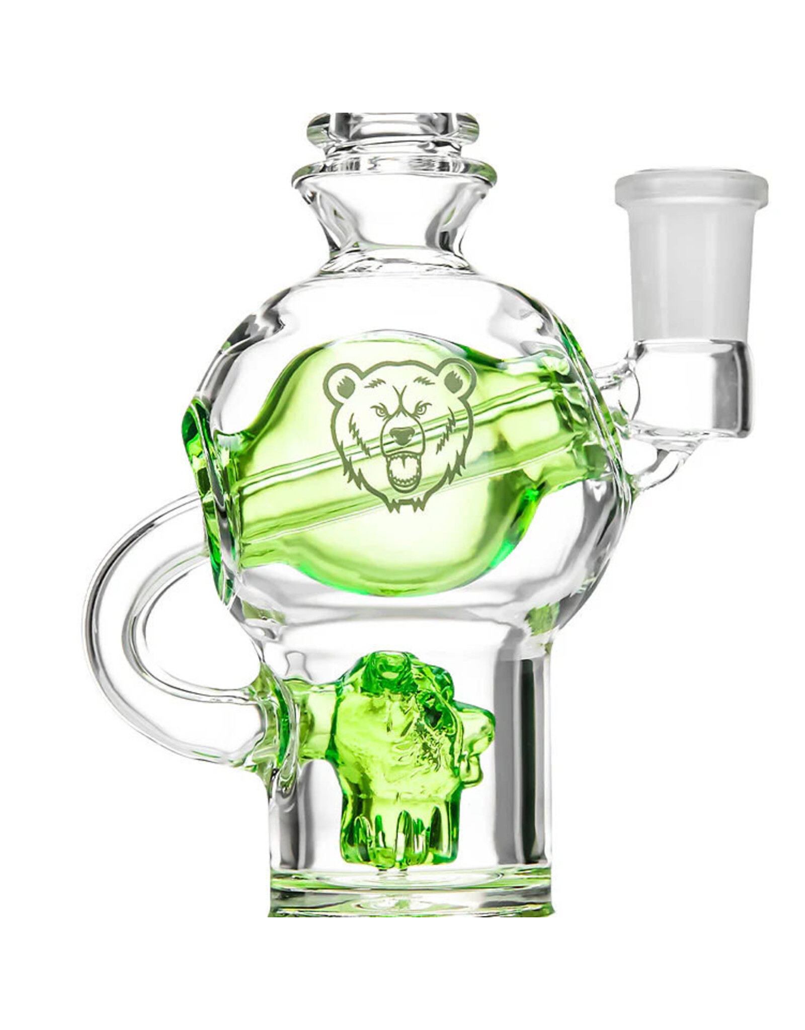 Bear Quartz Sphere Rig With Banger And Spinner Cap - Borosyndicate
