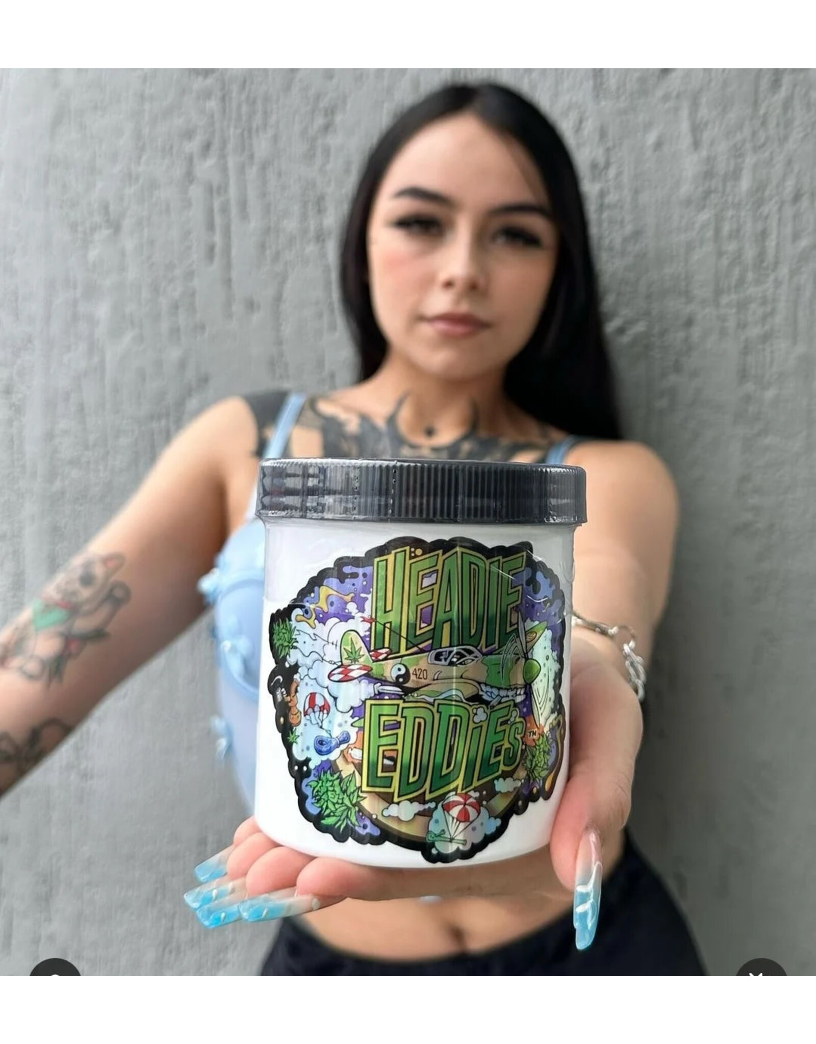 Headie Eddies Powder 1lb Glass and Quartz Cleaner - Borosyndicate