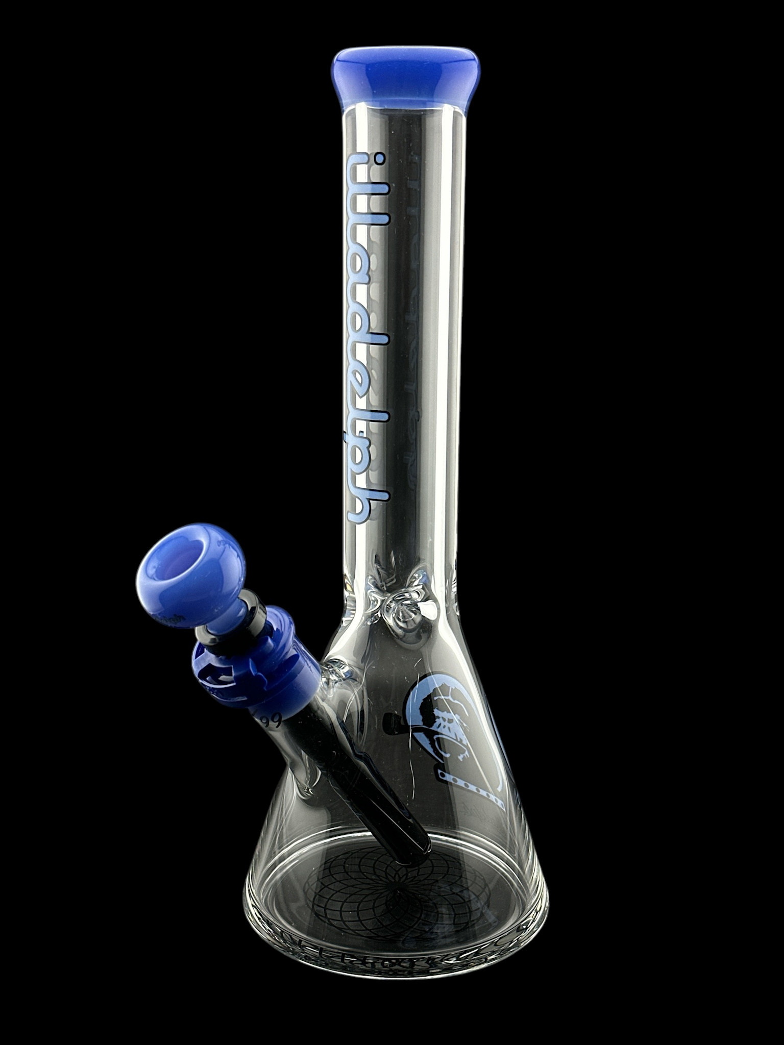 Blue Space Monkey 7mm Mini Beaker 50/99 Illadelph - Borosyndicate