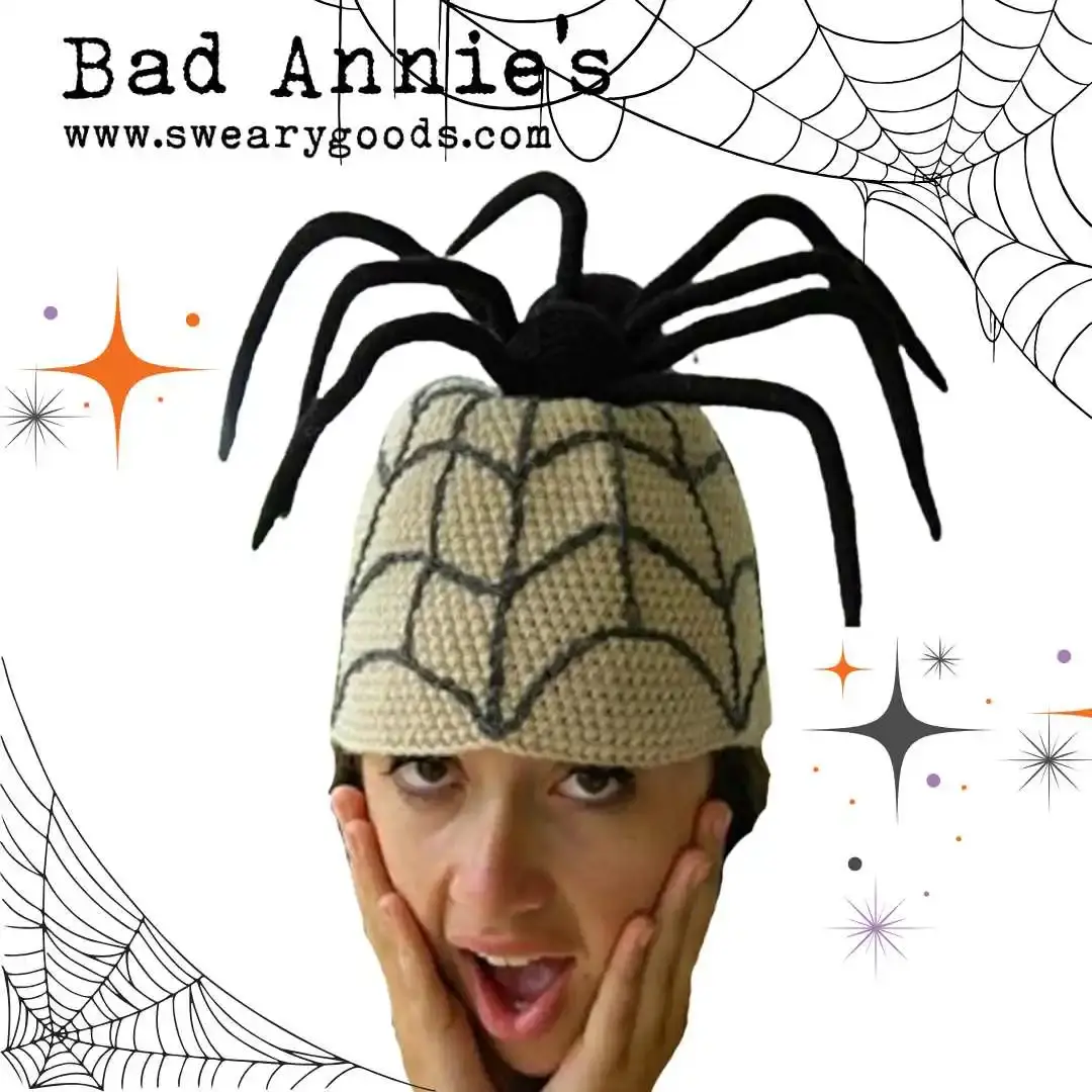 Hat - Hand Made Spider Hat - Bad Annies