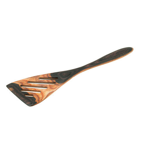Island Bamboo Natural Pakka Mini Slotted Spatula - Spoons N Spice