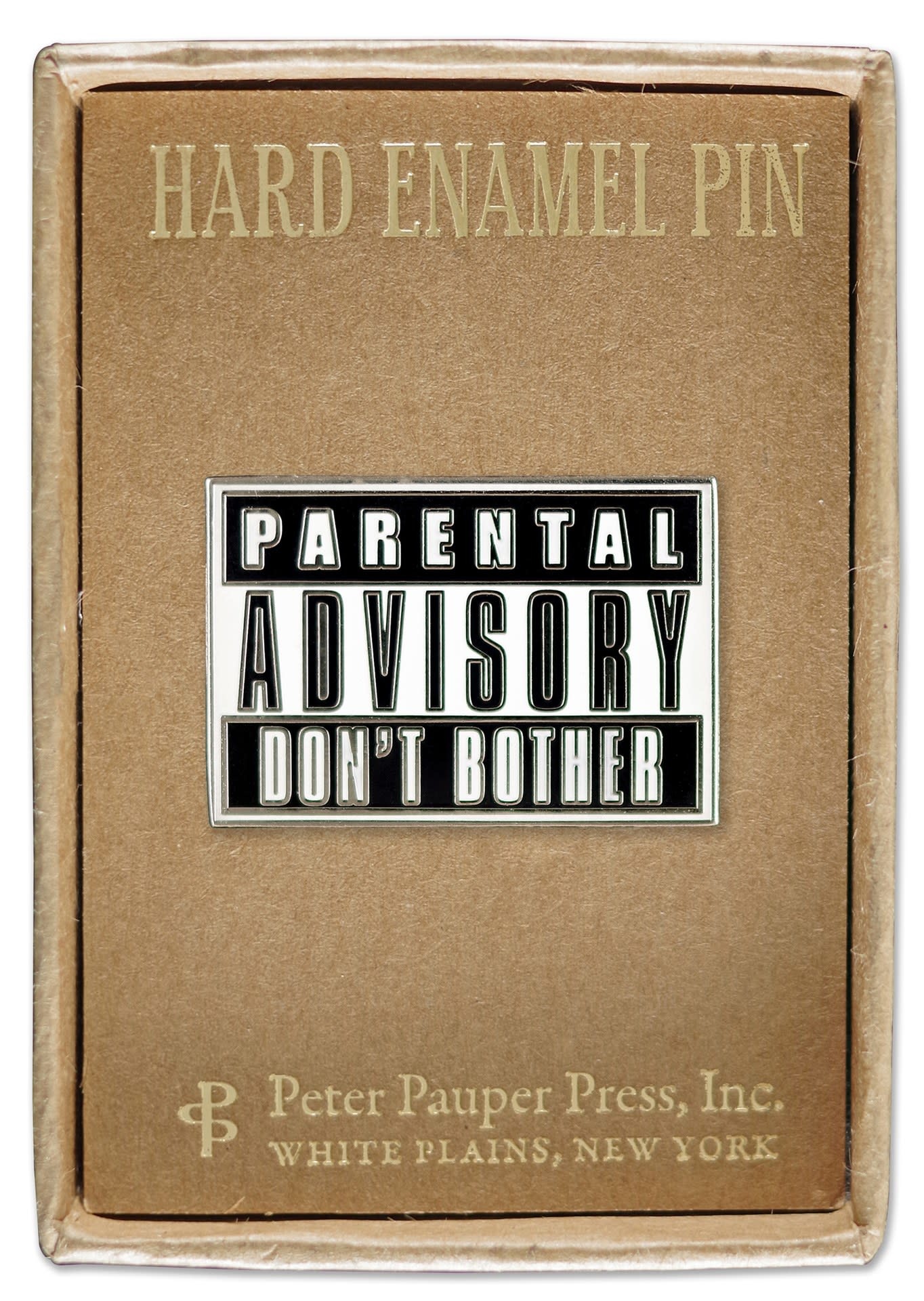 Parental Advisory Hard Enamel Pin - School & Office Annex