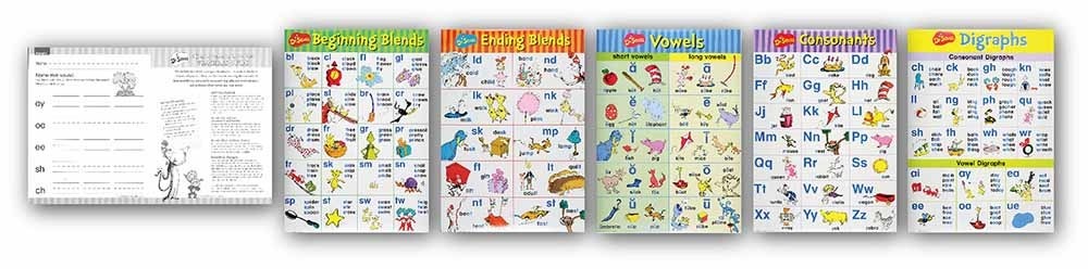 EUREKA Dr. Seuss™ Phonics Bulletin Board Set - School & Office Annex