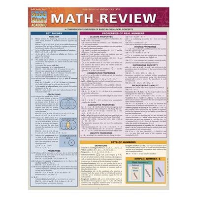 QuickStudy QuickStudy | Math Review - School & Office Annex