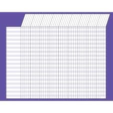 Trend Enterprises PURPLE HORIZONTAL JUMBO CHART - School & Office Annex