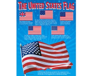 Trend Enterprises The United States Flag Chart - School & Office Annex