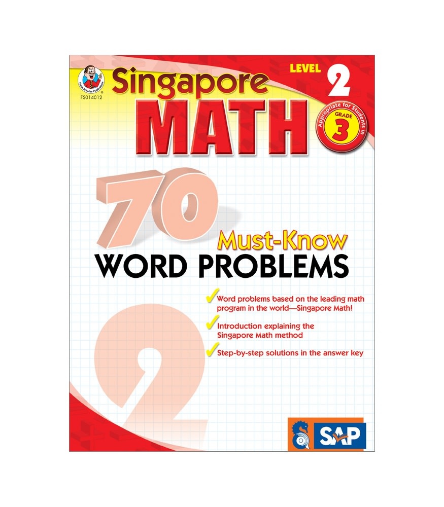 Carson-Dellosa Publishing Group SINGAPORE MATH WORD PROBLEMS GRADE 3 ...