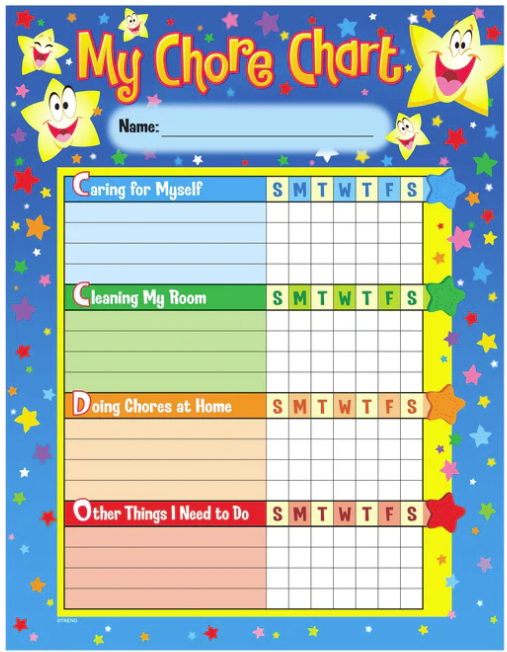 Trend Enterprises STARS CHORE CHARTS - School & Office Annex