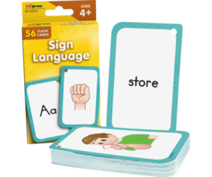 Teacher Created Resources Sign Language Flash Cards - School & Office Annex