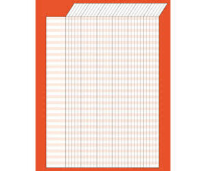 Trend Enterprises RED VERTICAL JUMBO CHART - School & Office Annex