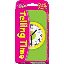 Trend Enterprises Telling Time Pocket Flash Cards [T23015] - School ...