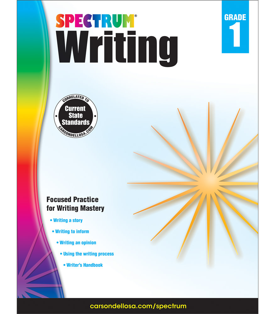 Carson-Dellosa Publishing Group Spectrum Writing Book Grade 1 [CD704624 ...