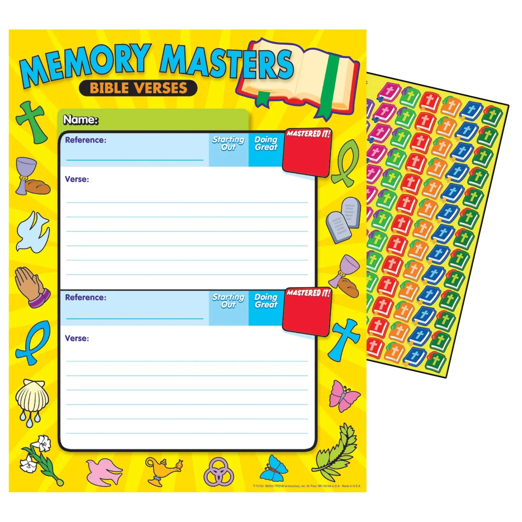 Trend Enterprises Christian Symbols Success Charts/Chore Charts [T73702 ...