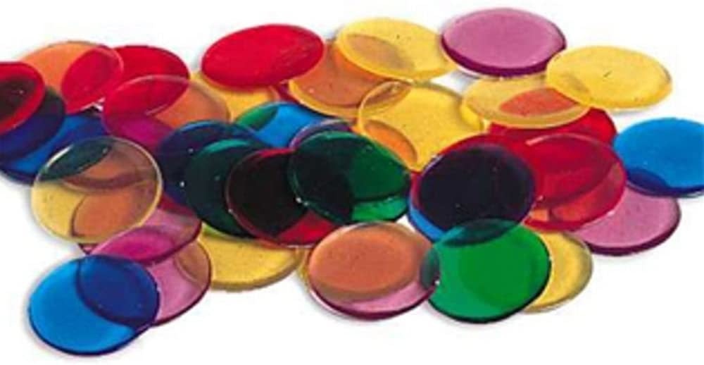 Learning Resources Learning Resources Transparent Color Counting Chips ...