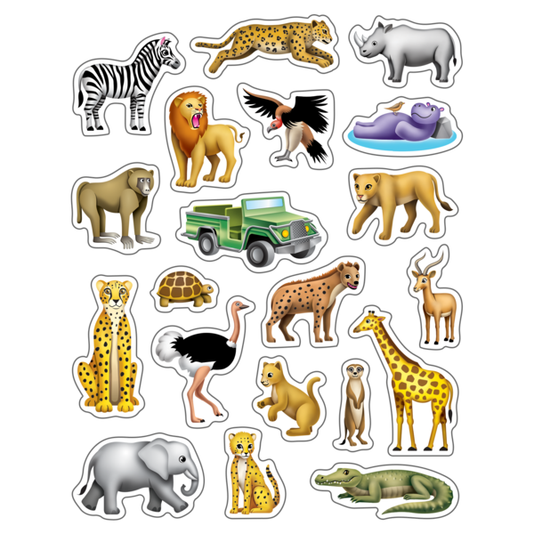Teacher Created Resources Safari Stickers [TCR7089] - School & Office Annex