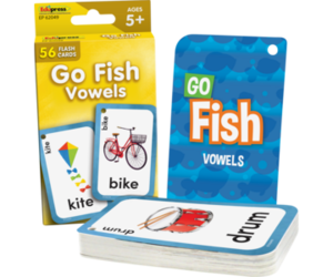 Teacher Created Resources Go Fish Vowels Flash Cards - School & Office ...