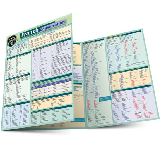 QuickStudy QuickStudy | FRENCH CONVERSATION QUICKSTUDY [236474] - School & Office Annex