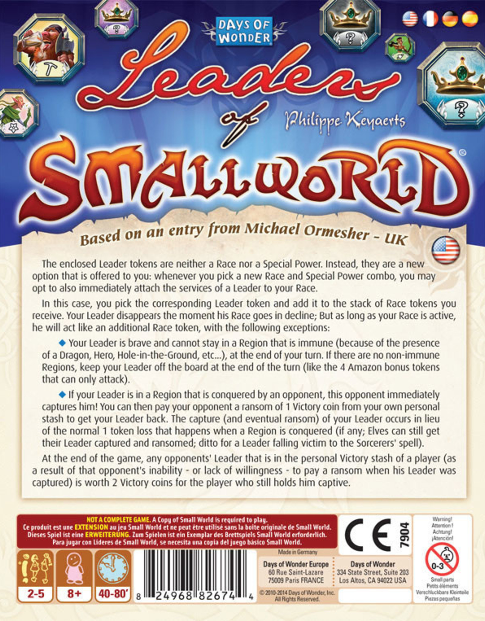 Leaders of Smallworld - Discover Games