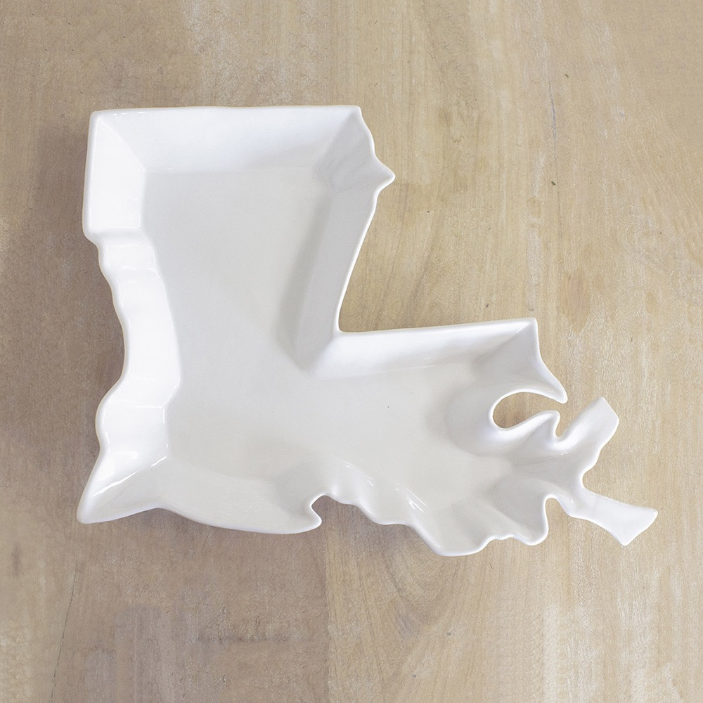 Louisiana Shaped Platter - Miche Designs and Gifts