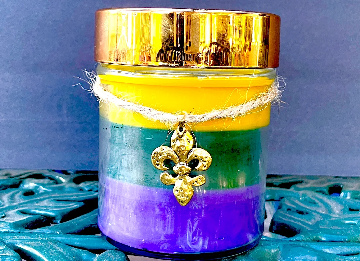 King Cake Candle - Miche Designs and Gifts