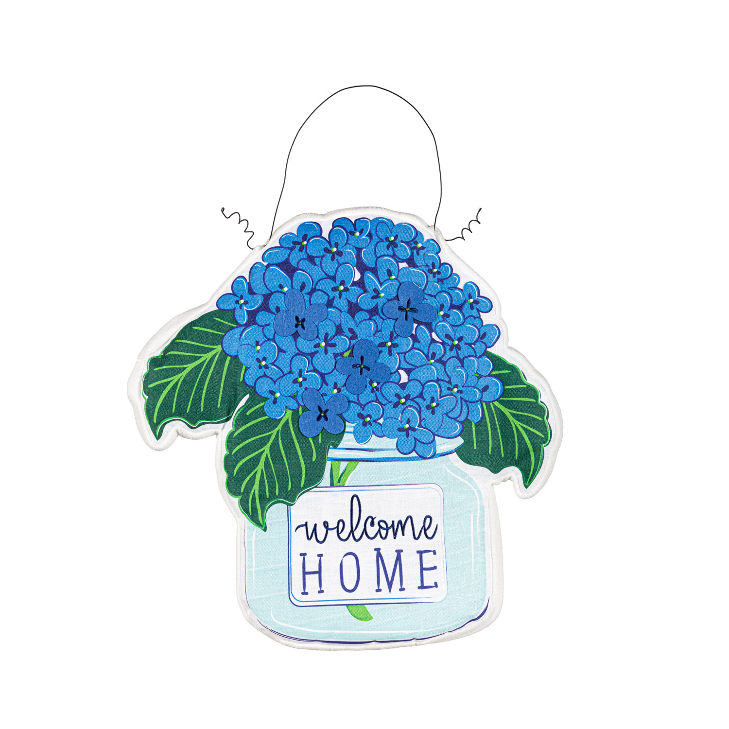 Welcome Home Hydrangeas Estate Door Décor - Miche Designs and Gifts