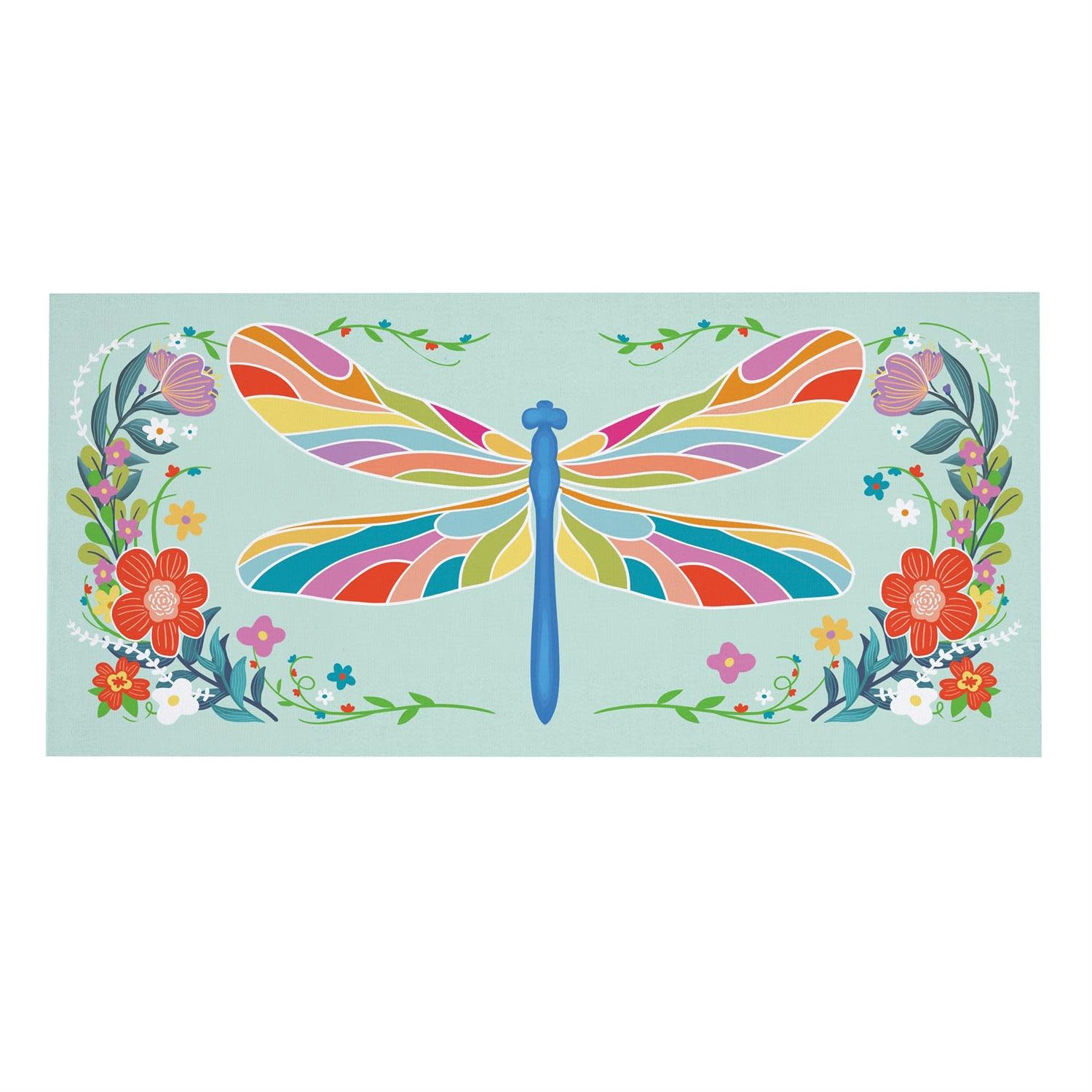 Colorful Dragonfly Sassafras Switch Mat - Miche Designs and Gifts