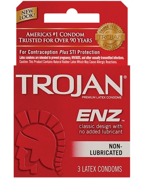 Trojan Non Lubricated 3 pack - GET BOOKED