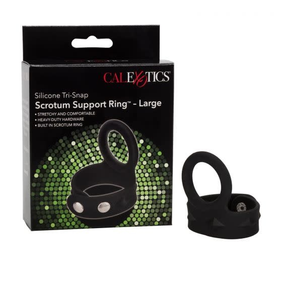 Silicone Tri-Snap Scrotum Support Ring - GET BOOKED