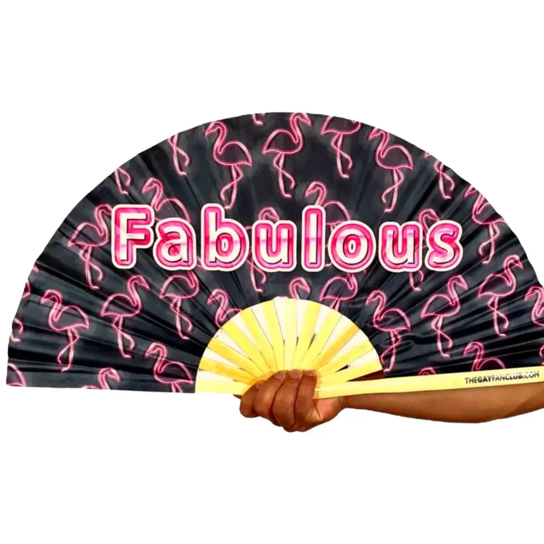 FABULOUS FLAMINGO FAN - GET BOOKED