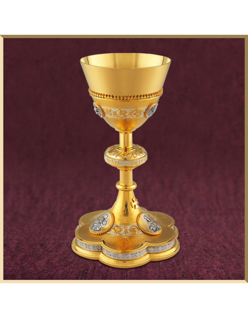 Traditional Chalice IV with Paten and Case - Biretta Books