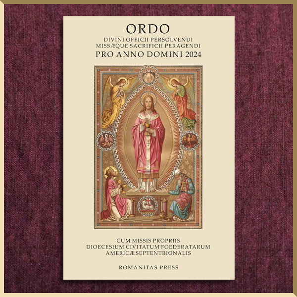 2024 Ordo for the 1962 Roman Missal and Breviary - Biretta Books