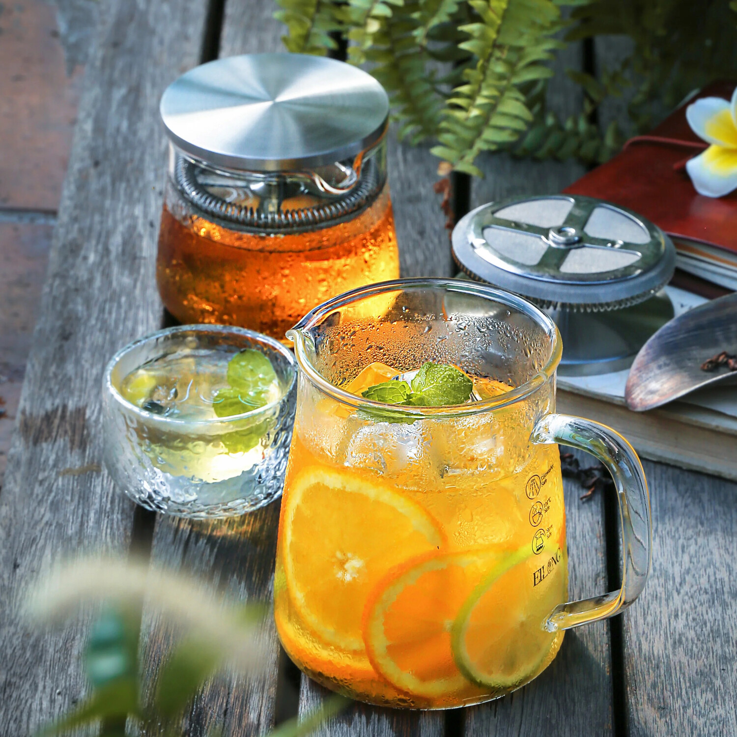 Tea Master Flat Top - Glass Easy Teapot - Teance Fine Teas