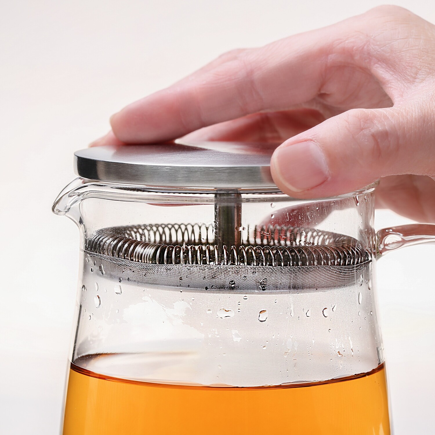 Tea Master Flat Top - Glass Easy Teapot - Teance Fine Teas