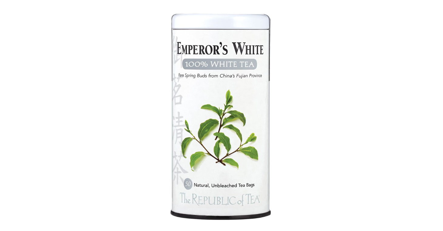 Emperor's 100% White Tea, 50 Bag Tin - Duluth Kitchen Co